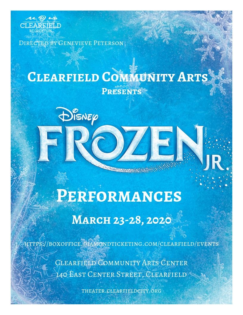Frozen Jr Performance Flyer | Clearfield City